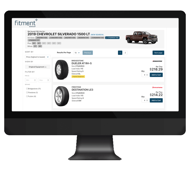 Tire and Wheel Fitment Data & Solutions | Fitment Group